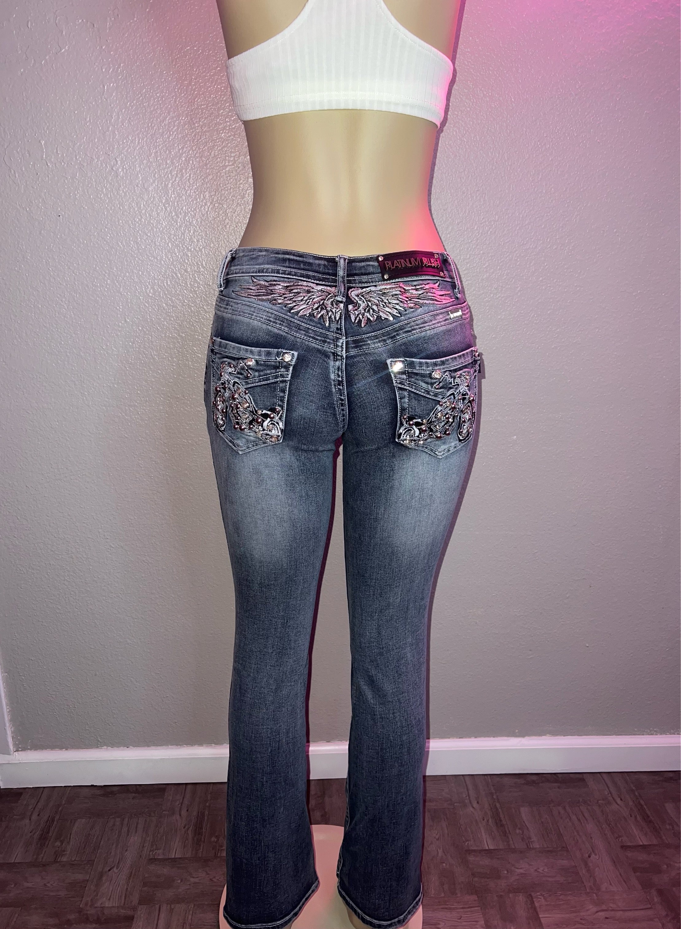 Angel Bootcut jeans – BaddieLuxe